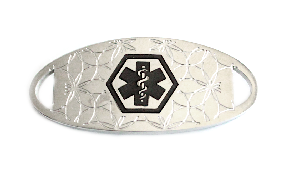 Stainless Steel Feeling Bold Medical ID Tag